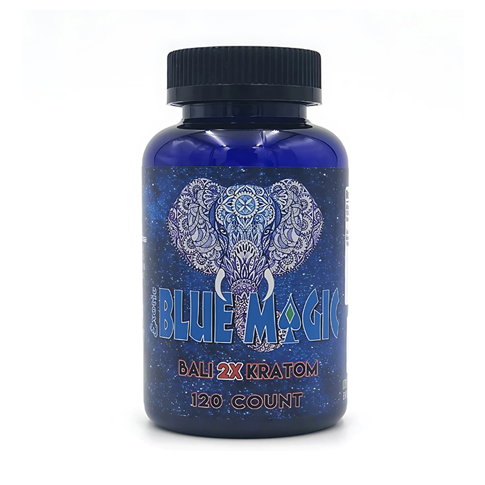 Blue Magic Maeng Da 2X Kratom Extract Capsules - 30ct | Kures Apothecary