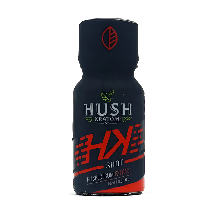 Hush HK Liquid Kratom Extract Shot - 10ml | Mid Potency for Calm Spirit ...