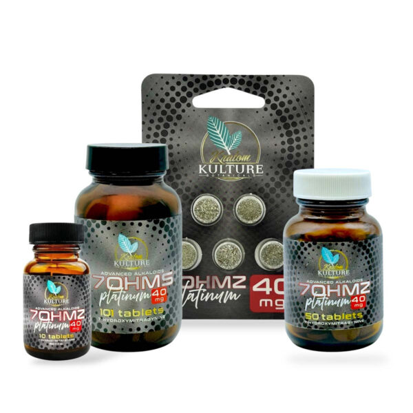 Kratom Kulture 7OH Kratom Extract Tablets Diamond Edition (51mg/tab ...