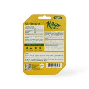 Kream OHMZ Pseudo + Mit + 7OH Kratom Extract Tablets Mango 400mg - 4ct | Kures Apothecary