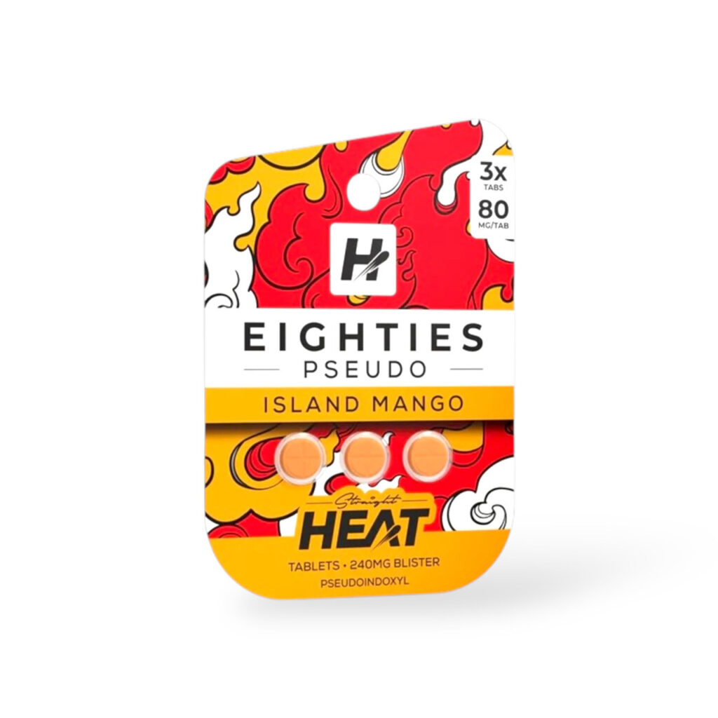 Straight Heat Eighties Chewable 7OH Kratom Extract Tablets Natural ...