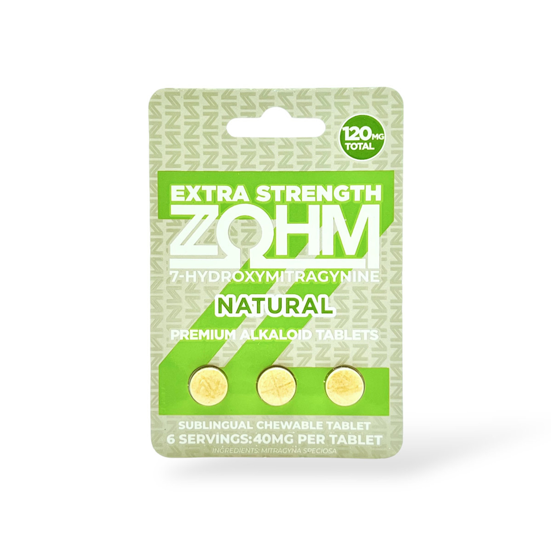 7STAX Premium 7OH Kratom Extract Tablets Mint 1200mg– 15ct (80mg/tab ...