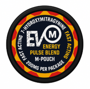 EVO M-Pouch Pulse Blend 7OH Kratom Extract Pouches Mint 200mg-4ct (50mg ...