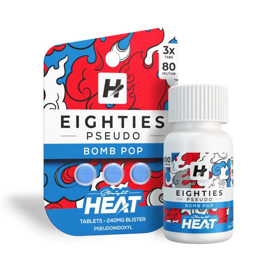 Straight Heat Eighties Chewable 7OH Kratom Extract Tablets Natural ...